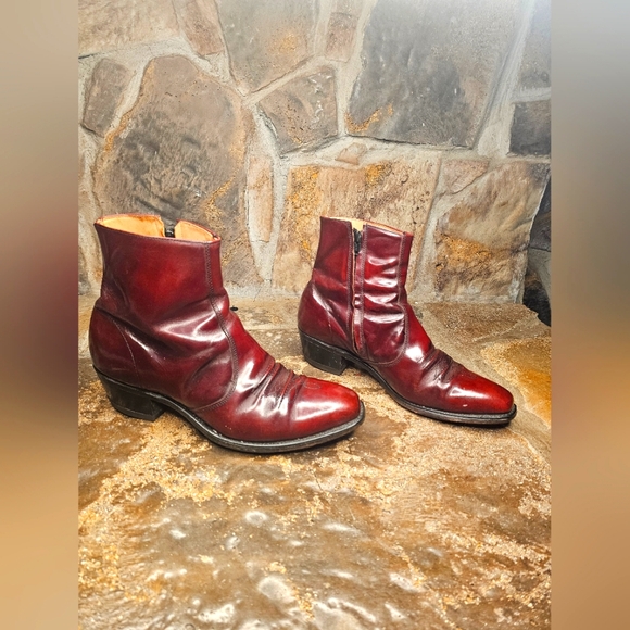 roebuck & co | Shoes | Vintage Sears Roebuck Chelsea Leather Boots ...